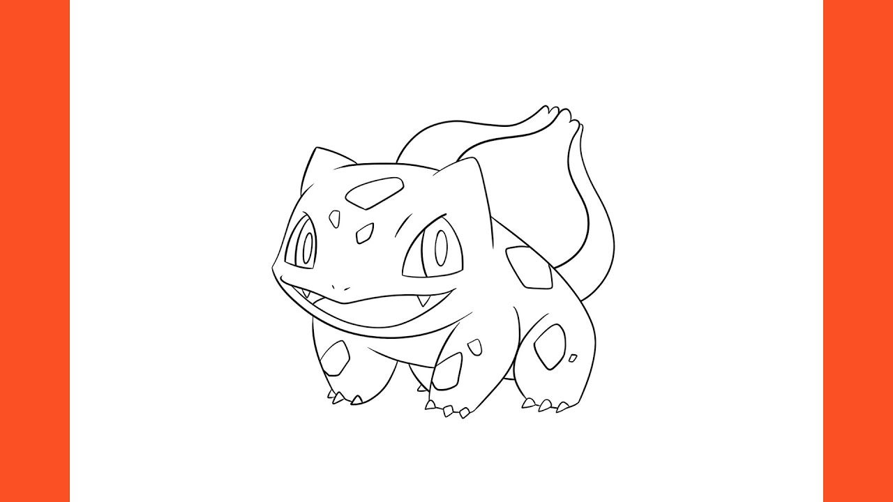 How To Draw Bulbasaur (Pokémon) - YouTube