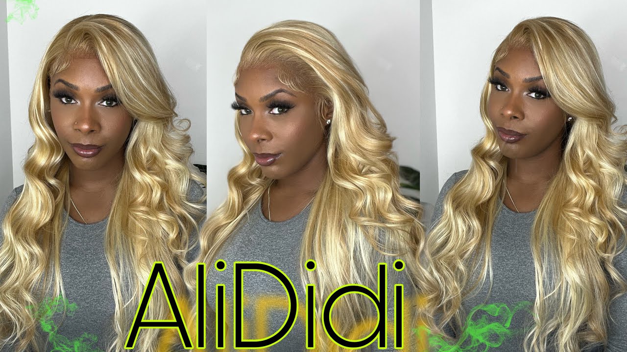 Pretty Wig | Barbie Action | P10/613 Blonde Hair With Highlights 13x4 ...