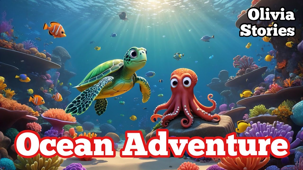 Kid's stories : Tina's Ocean Adventure | bedtime story - YouTube