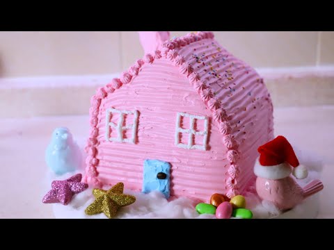 Ev Şeklinde Pasta Yapımı 🎂- Evde Pasta Yapımı 🍰  making cake at home🎂