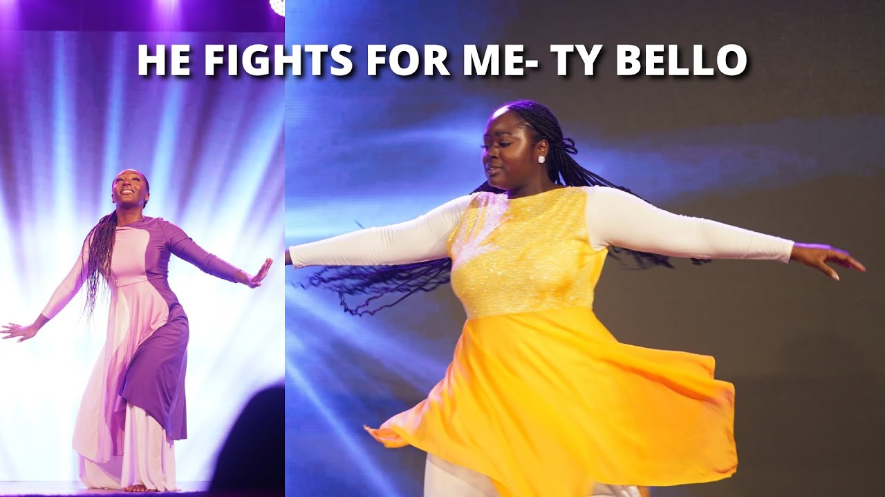 He Fights for Me by Ty Bello | Shekinah Glory Praise Dance - YouTube