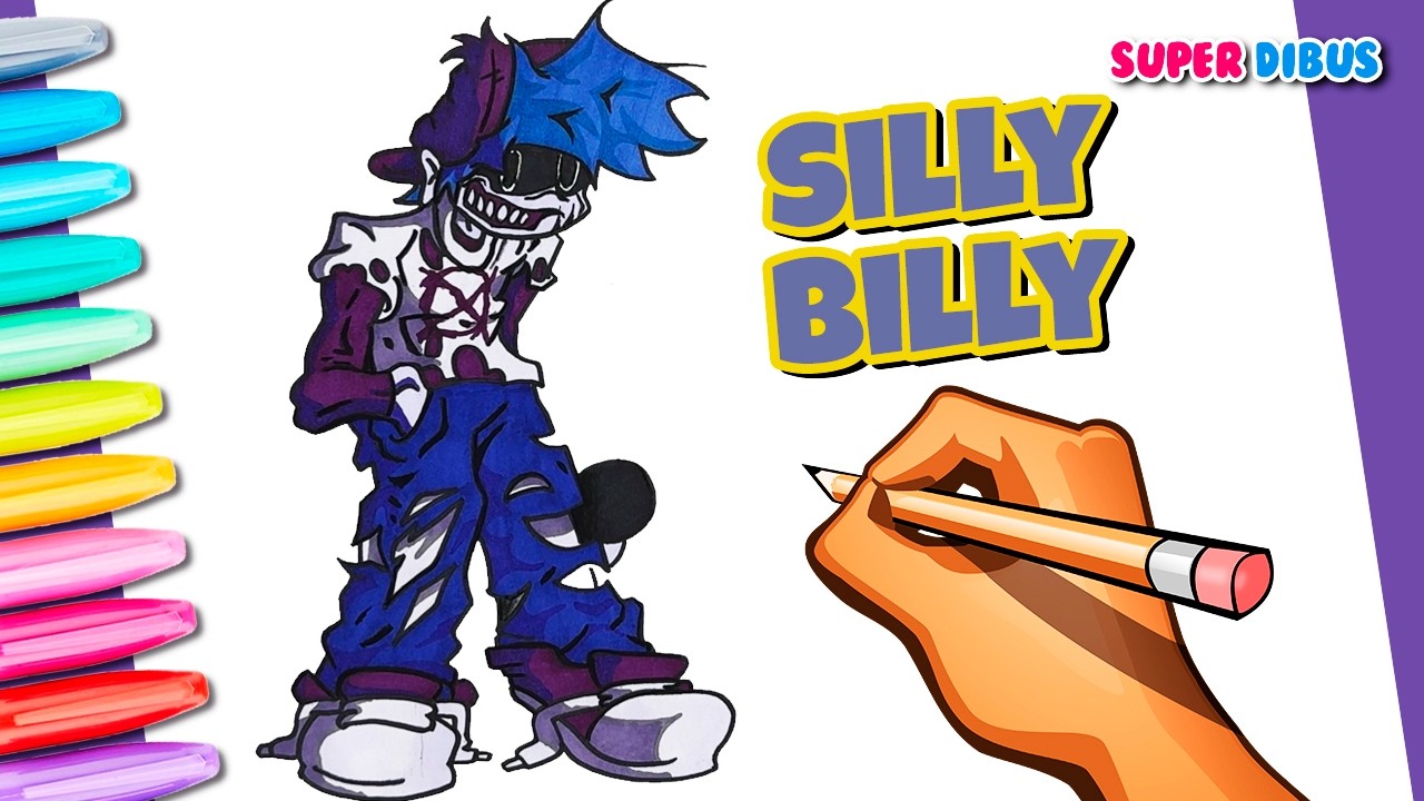 Como Dibujar a SILLY BILLY (Mod Friday Night Funkin) | Drawing Silly ...