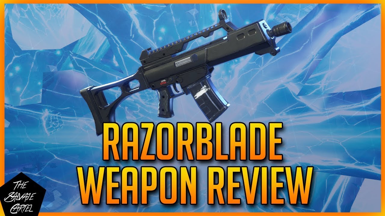 FORTNITE STW: RAZORBLADE WEAPON REVIEW! - YouTube