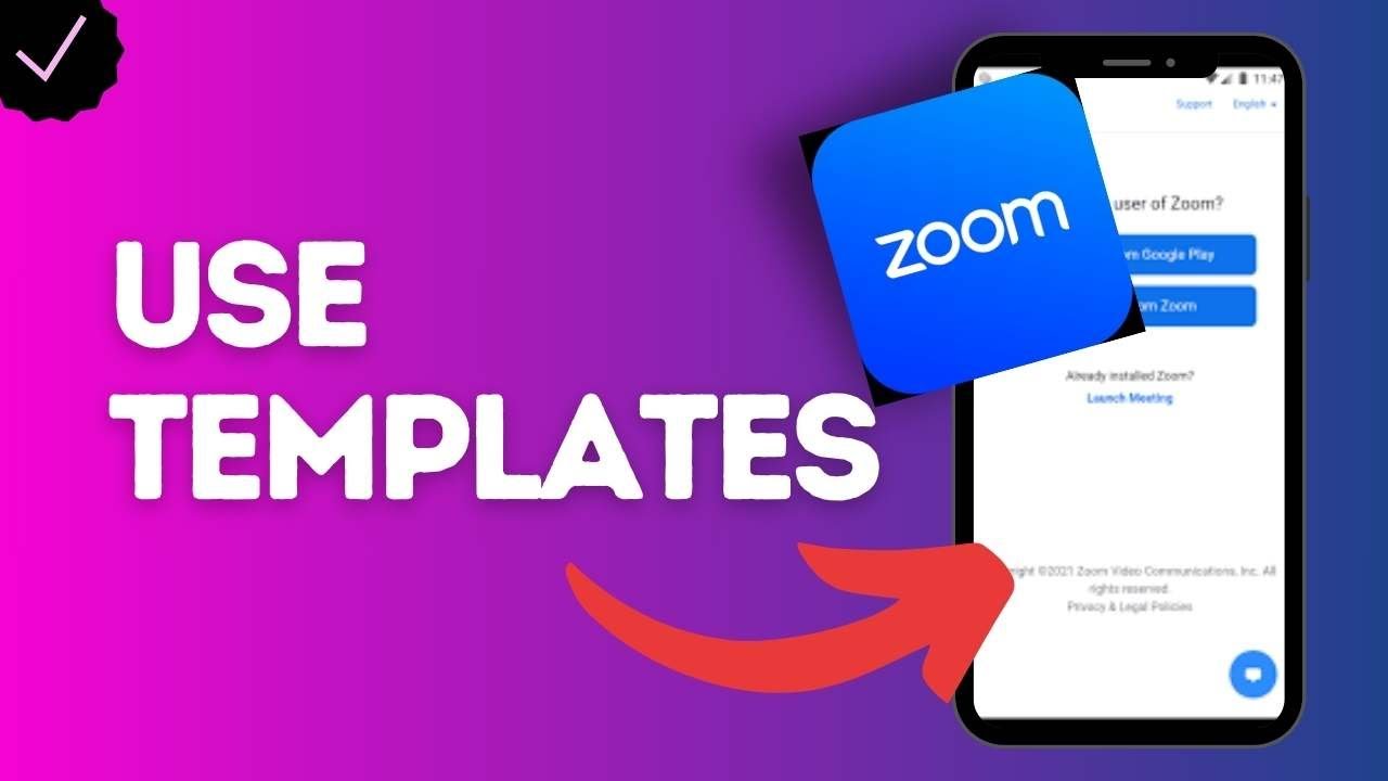 How to use templates on whiteboard on Zoom? - YouTube