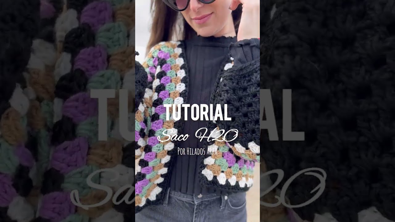 Tutorial saco H2O en crochet! Saco hexágonos súper fácil ideal ...
