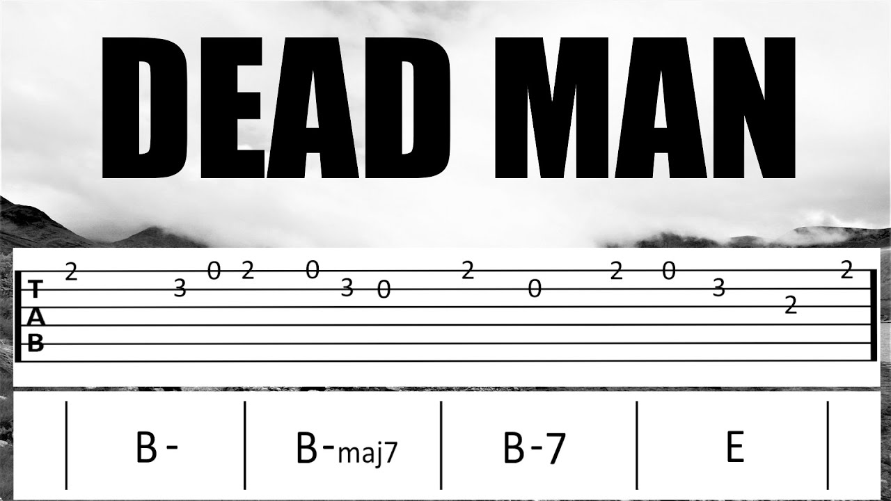 DEAD MAN THEME cover (Guitar Tab) - YouTube