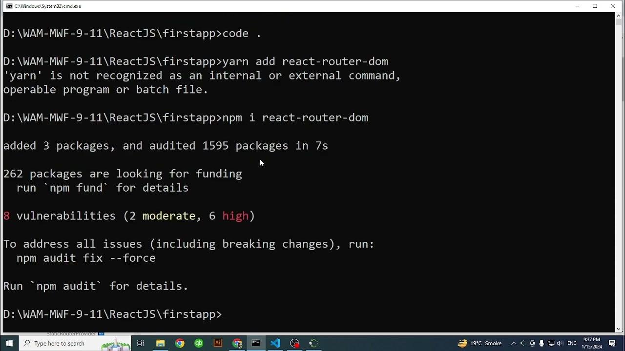 Web & Mobile App Development Class 71 | ReactJS | React Router Dom | Weekdays (Sir Ghous) - YouTube