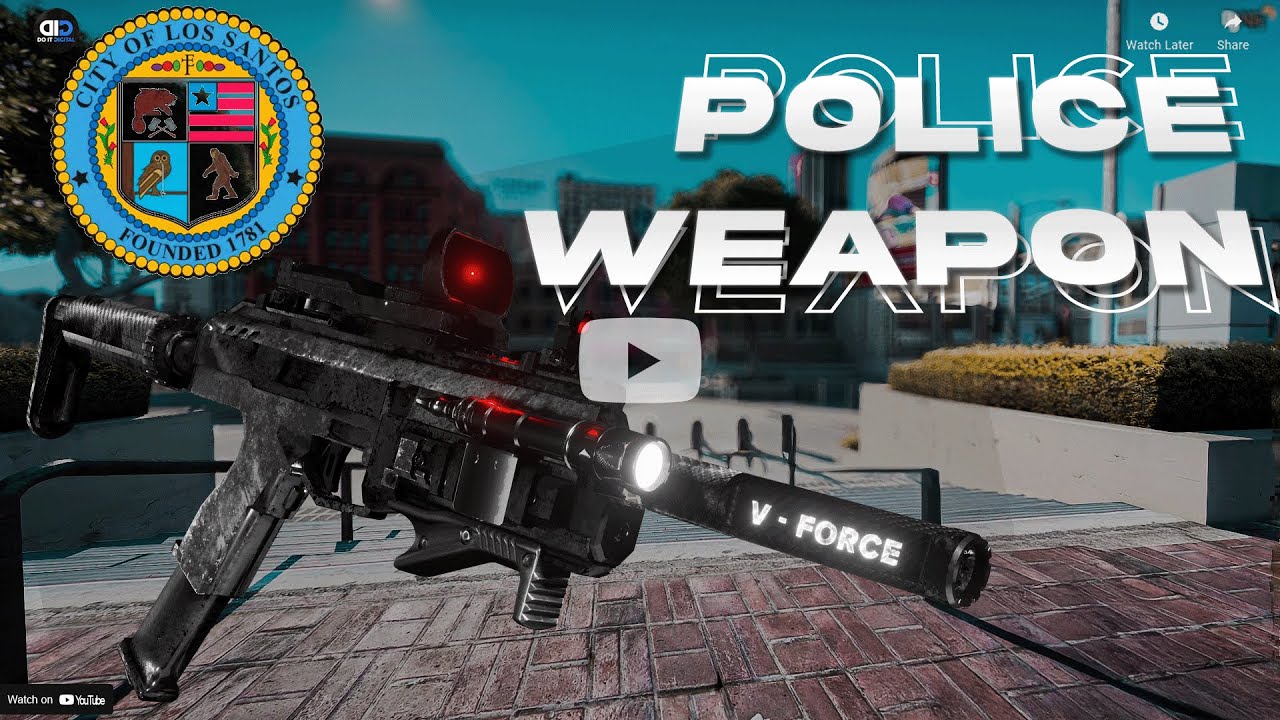 NEW FiveM POLICE WEAPON ADD-ON | COMBAT MP7 - YouTube