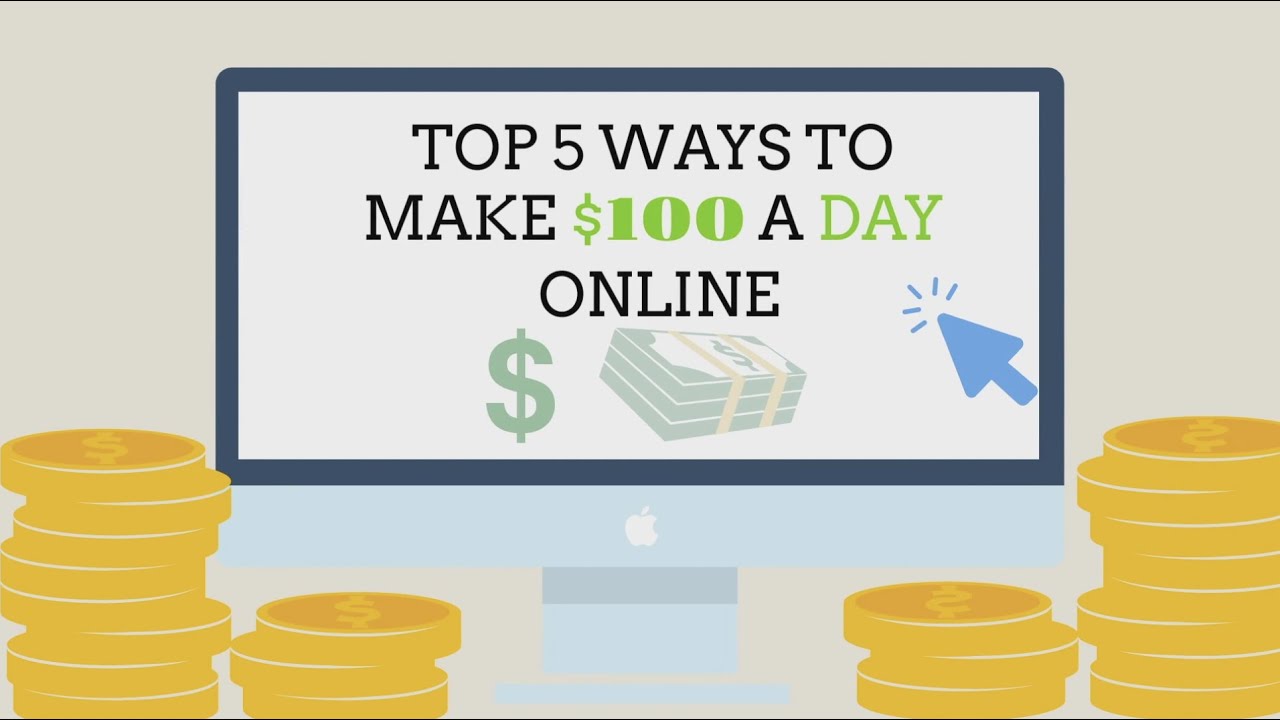 TOP 5 WAYS TO MAKE 100 DOLLARS ONLINE YouTube TOP 5 WAYS TO MAKE 100 DOLLARS ONLINE YouTube
