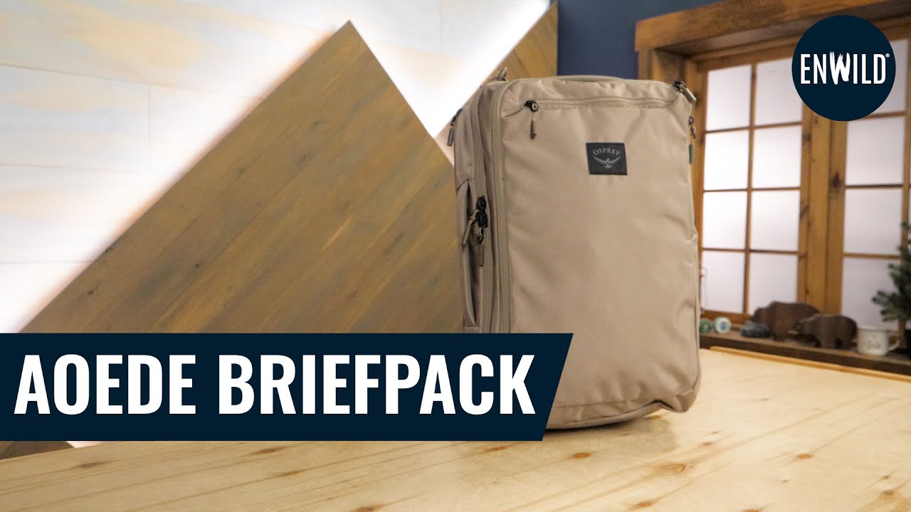 Osprey Aoede Briefpack Travel Pack Review - YouTube