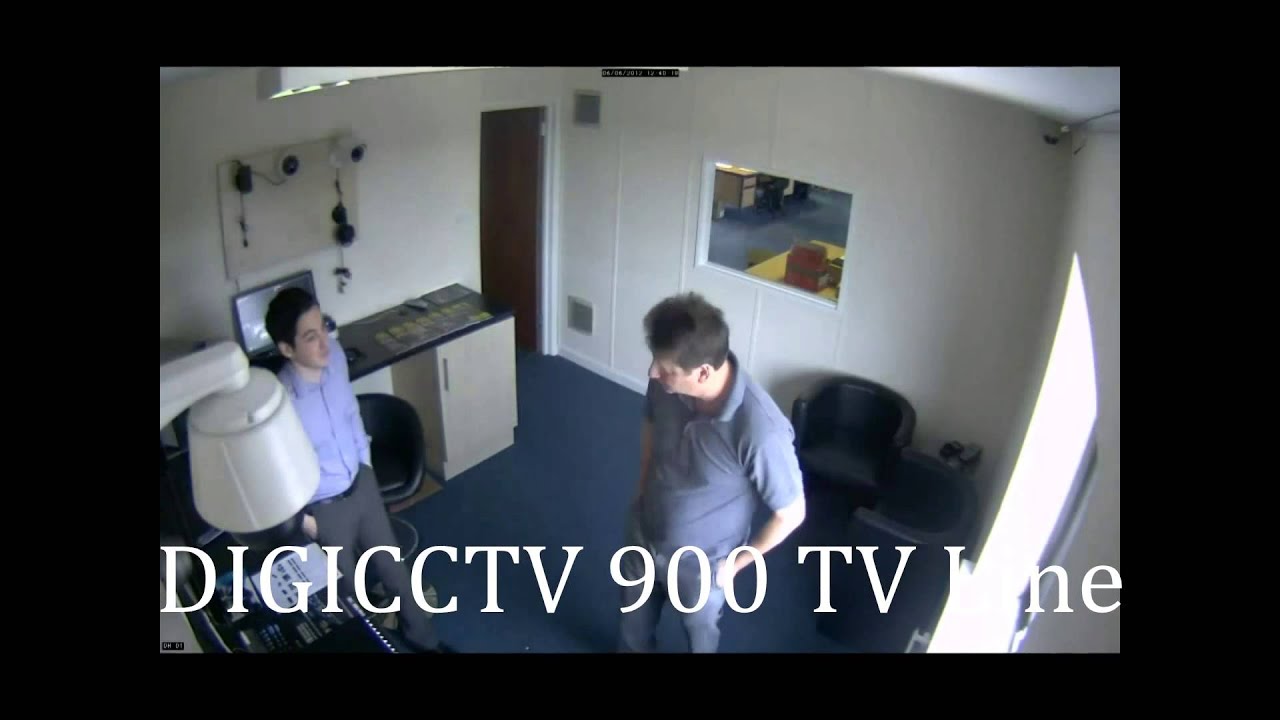 DigiCCTV 900 TV Line Camera Demo - YouTube