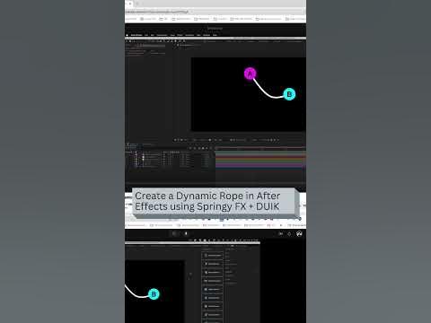 Create a Dynamic Rope in After Effects using Springy FX + DUIK - YouTube
