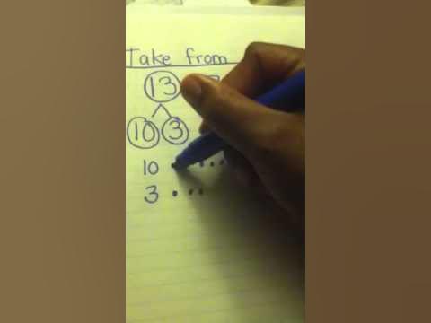 Take from 10 subtraction method - YouTube