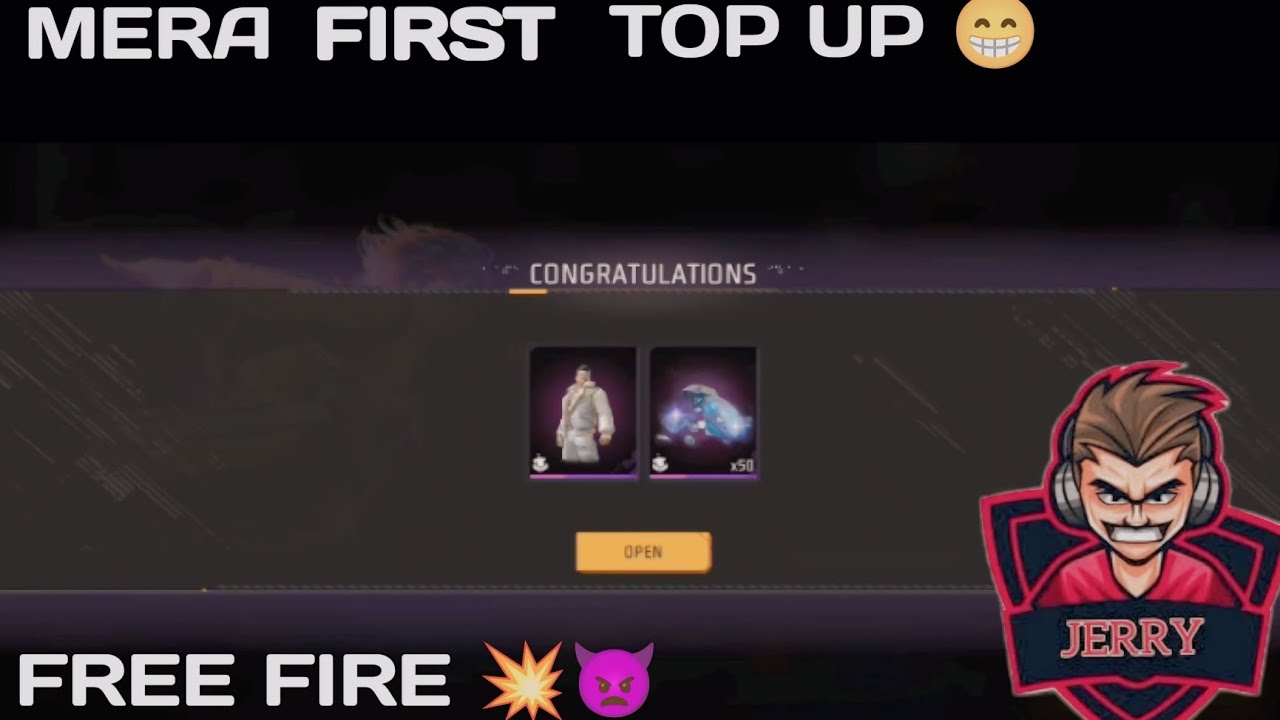 MY FIRST🥇 TOP UP 9🤑 || FREE FIRE 🔥🔥 - YouTube