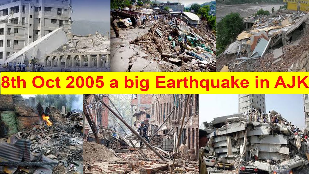 8th October 2005 a big earthquake incident happened in AJK. - YouTube