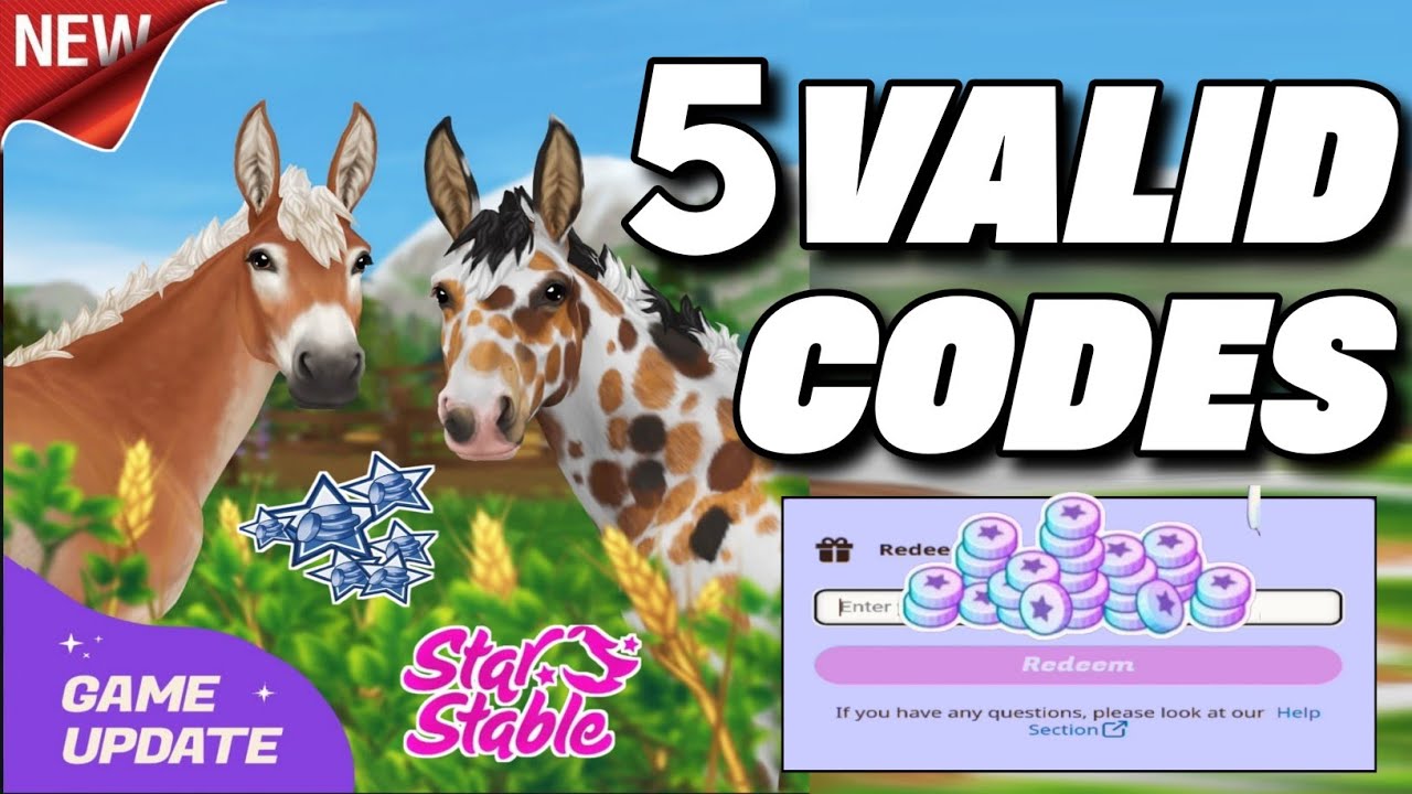 SUPERB 🌟 Star Stable Codes 2025 May - Star Stable New Star Coins 2025 ...