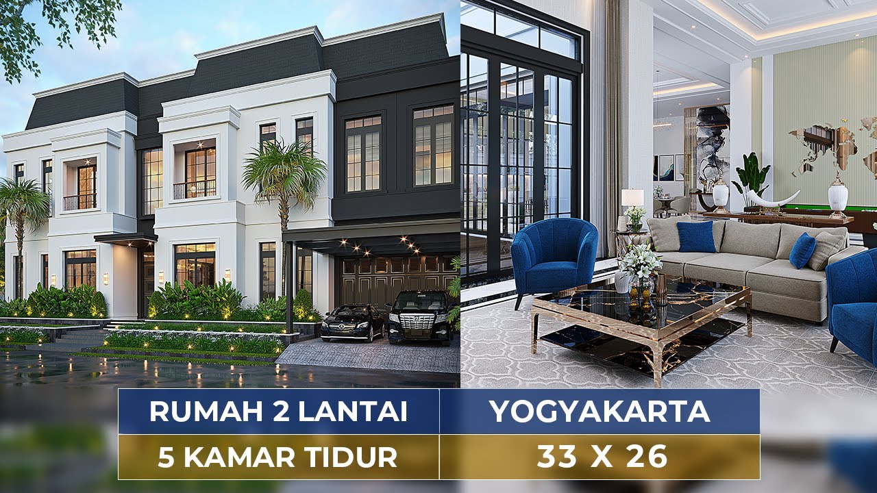 ANTI MAINSTREAM!! RUMAH UNIK DENGAN DESAIN KLASIK MODERN YANG MENARIK ...