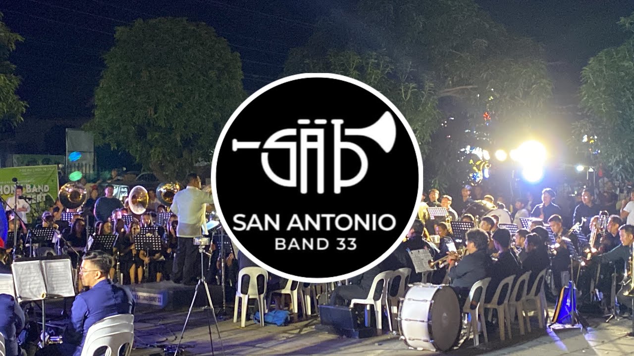 San Antonio Band 33 Majorettes @ Serenata Bacolor Pampanga 2023 - YouTube