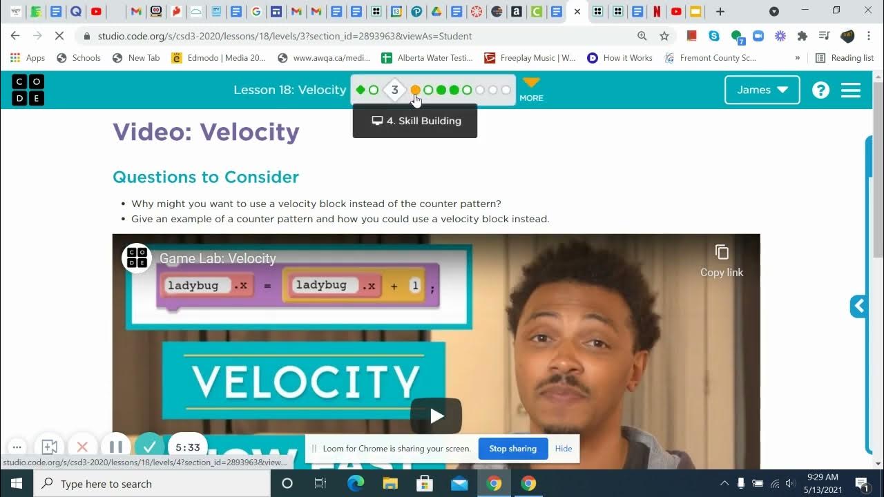 Code.org Lesson 18 CSD Interactive Animations and Games Slides Google ...