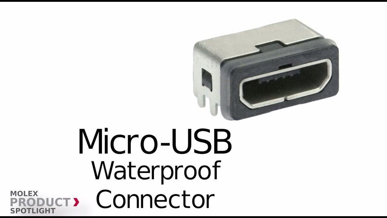 Micro - USB Waterproof Connector (chinese) - YouTube