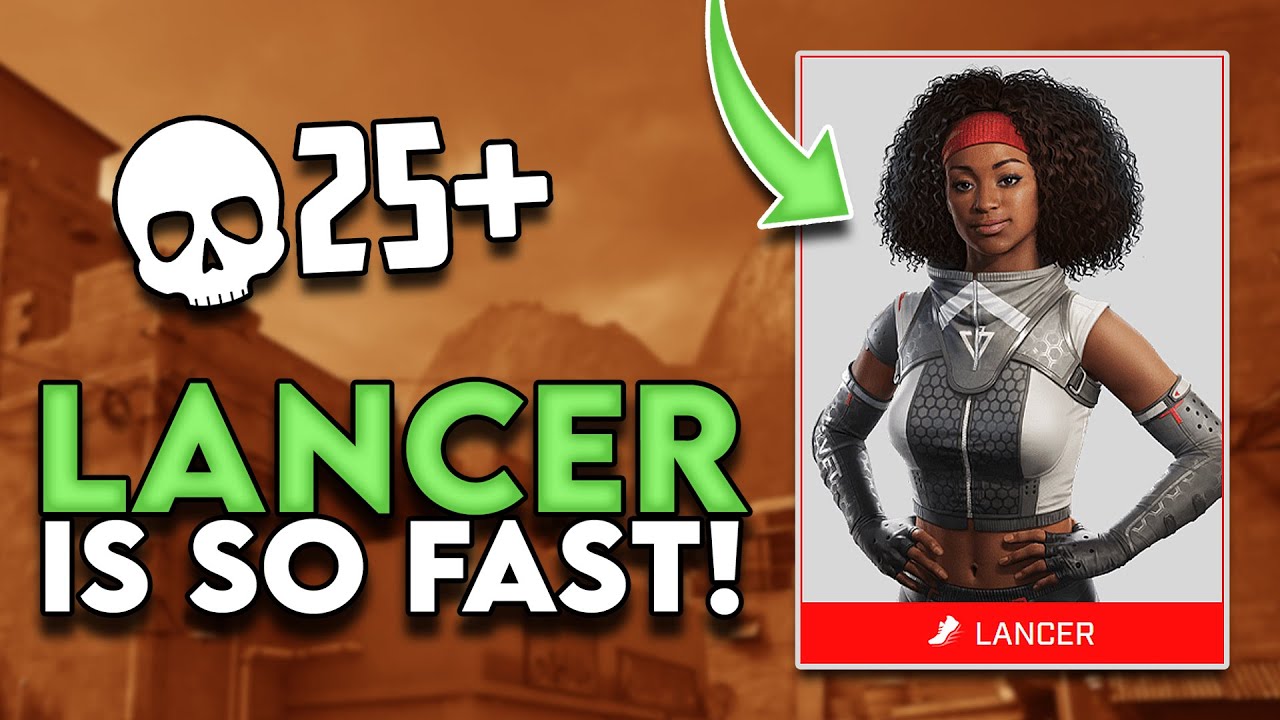 LANCER MOVES SO FAST! (Lancer Gameplay Guide) | Rogue Company Season 4 ...