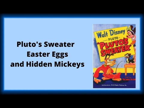Pluto’s Sweater Easter Eggs