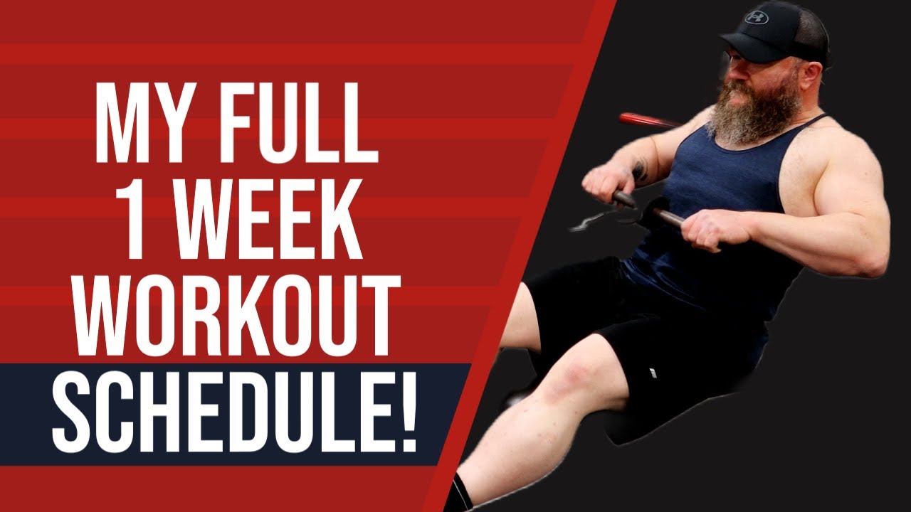 My Full 1 Week Workout Schedule - YouTube