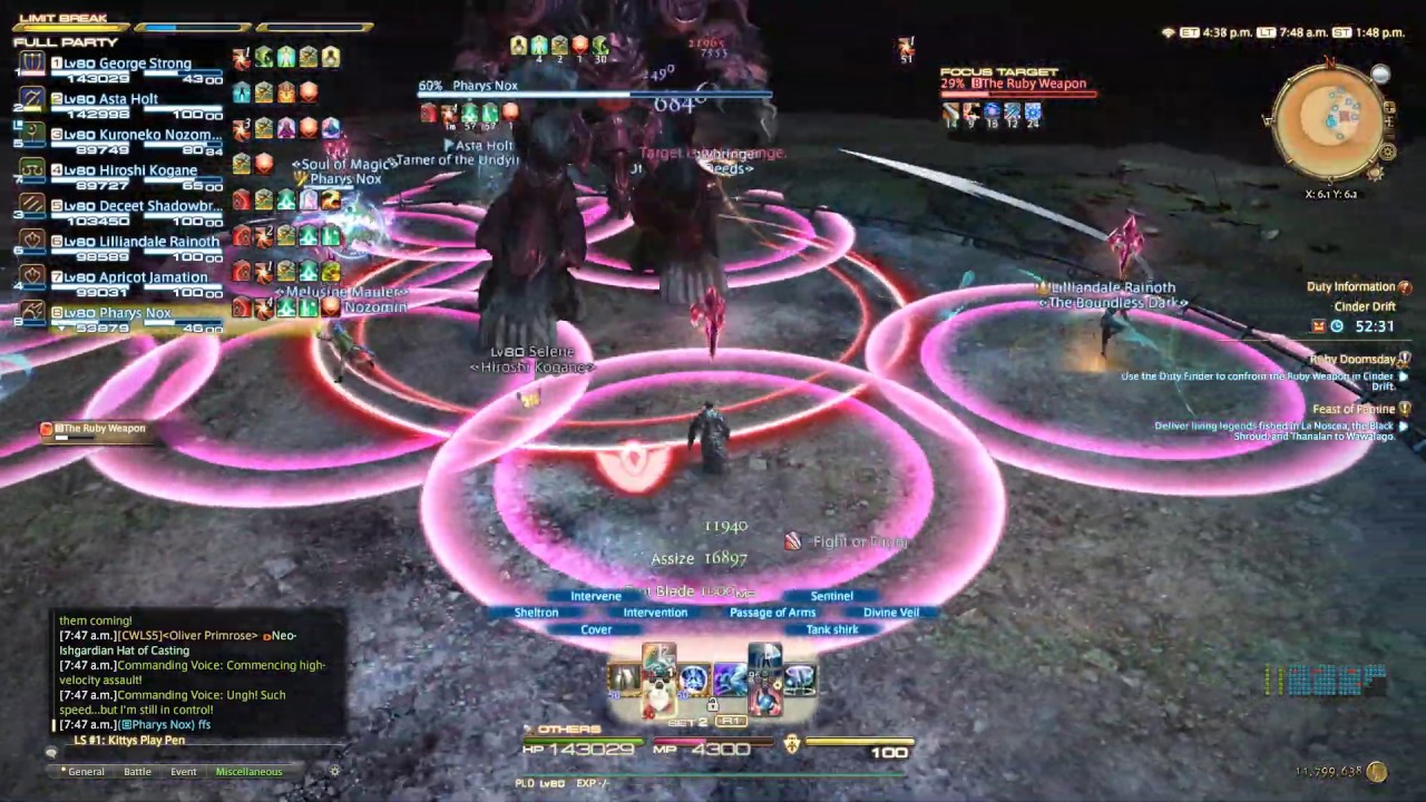 FINAL FANTASY XIV: Shadowbringers- Ruby Weapon (Normal) - YouTube