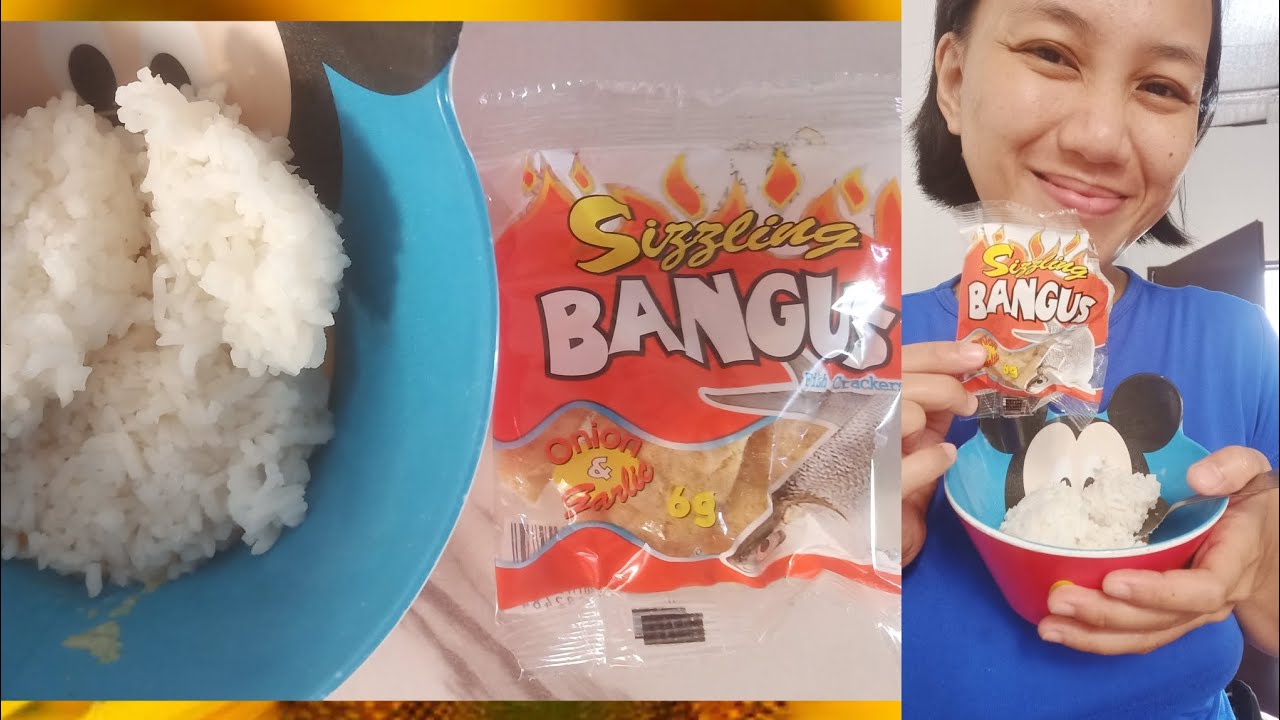 😋😋 Rice and Sizzling Bangus for Breakfast 🤭🐟 - YouTube