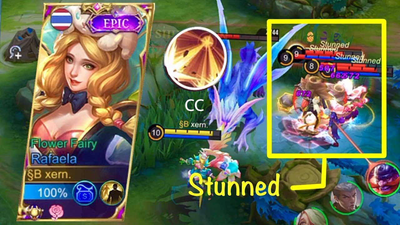 STARTER HERO BUT SO HELPFULL!🤩 | FLOWER FAIRY | RAFAELA GAMEPLAY - MLBB ...