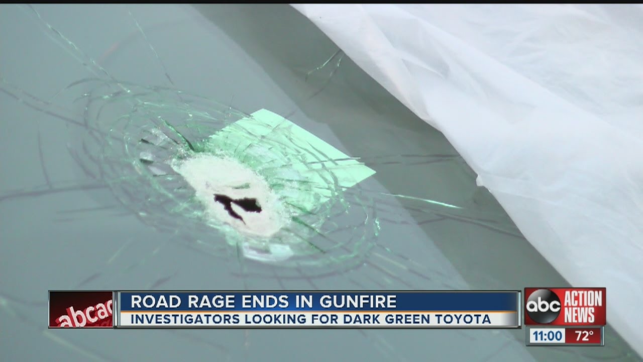 Bullet fired through windshield during road rage incident in Holiday ...