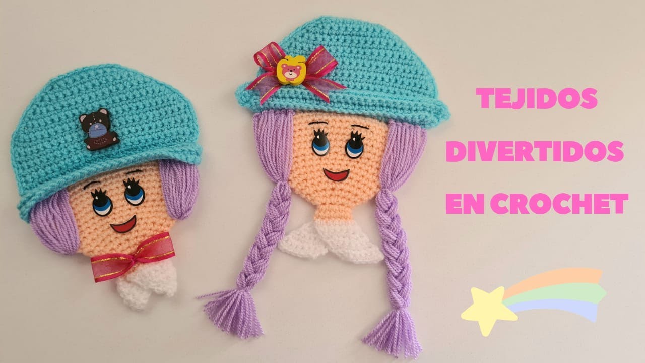 Simpáticas aplicaciones en CROCHET | Decora prendas, mochilas, cojines ...