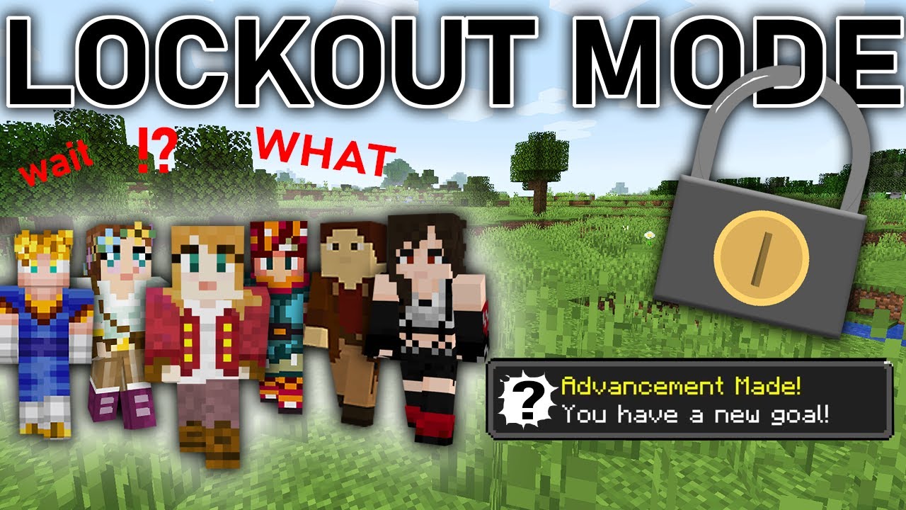New Minecraft LOCKOUT MODE with mystery advancements! - YouTube