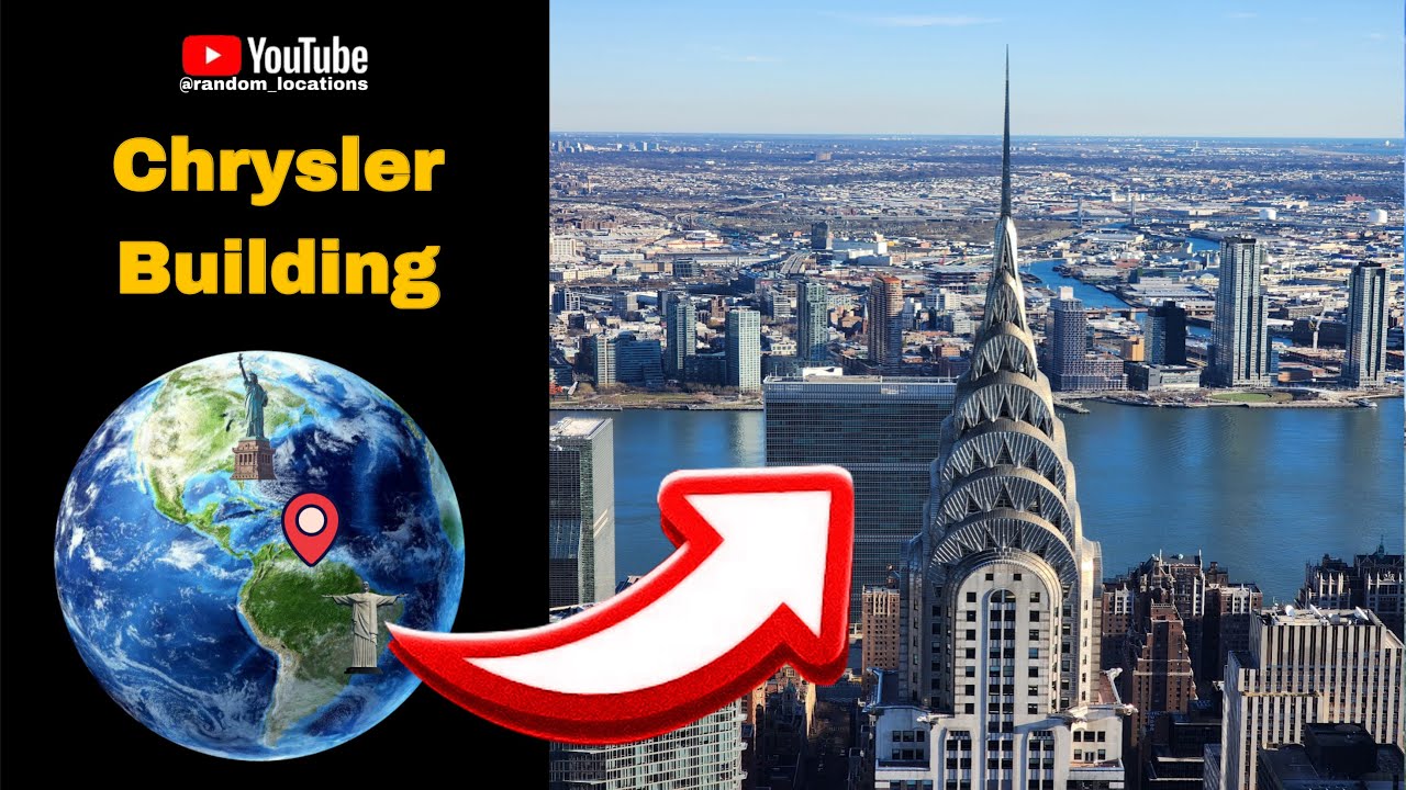 I found the Chrysler Building on Google earth #map #earth #yt # ...