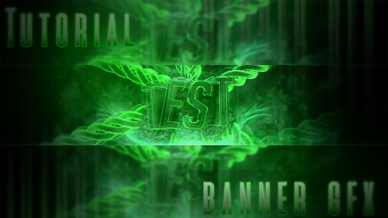 Tutorial Banner GFX Parte Photoshop 2/2 - YouTube