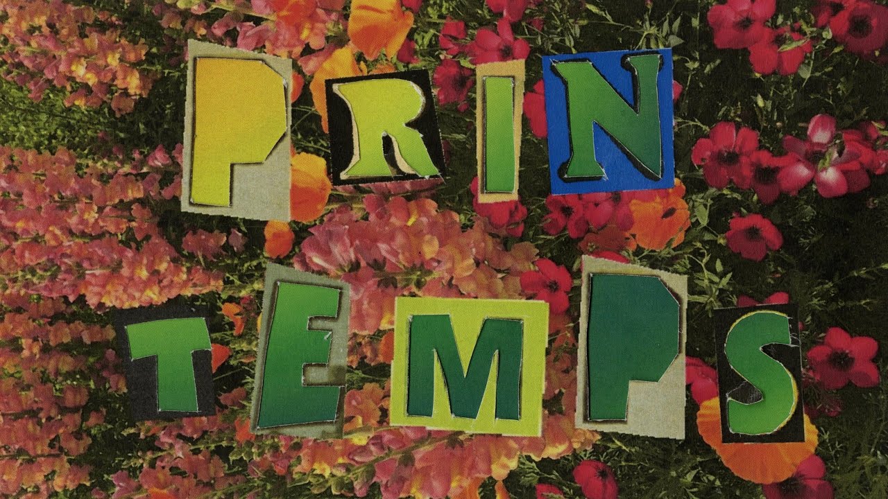 PRINTEMPS animation typographique - YouTube