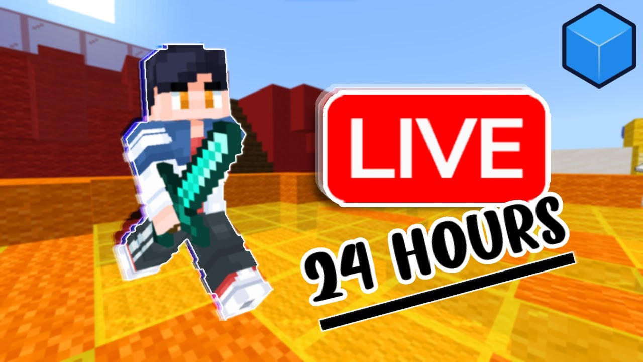 Minecraft, but I stream for 24 hours | Live with Viewers - YouTube