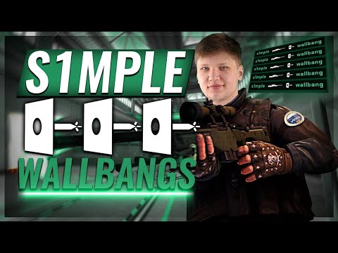 WHEN S1MPLE WALLBANGS OTHER CS:GO PROS!