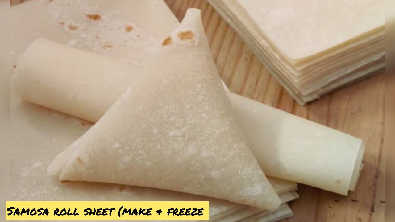 Samosa roll sheet (make & freeze)by cooking with Tabinda special for ...