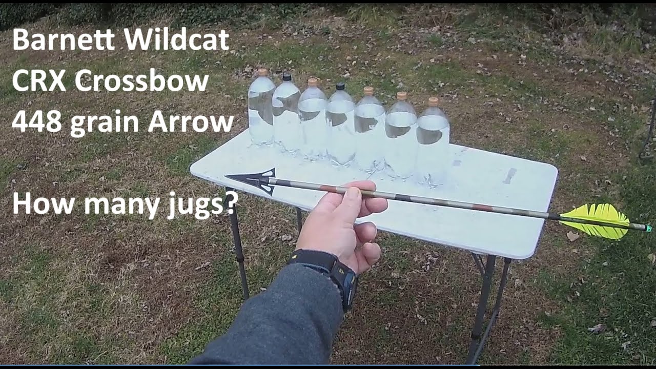 Barnett Wildcat CRX 448 grains Simmons Broadhead HOW MANY TWO LITERS ...