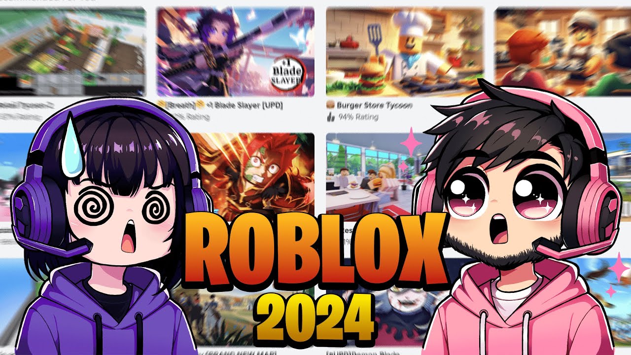 WE PLAY ROBLOX FOR THE FIRST TIME IN 2024 - YouTube