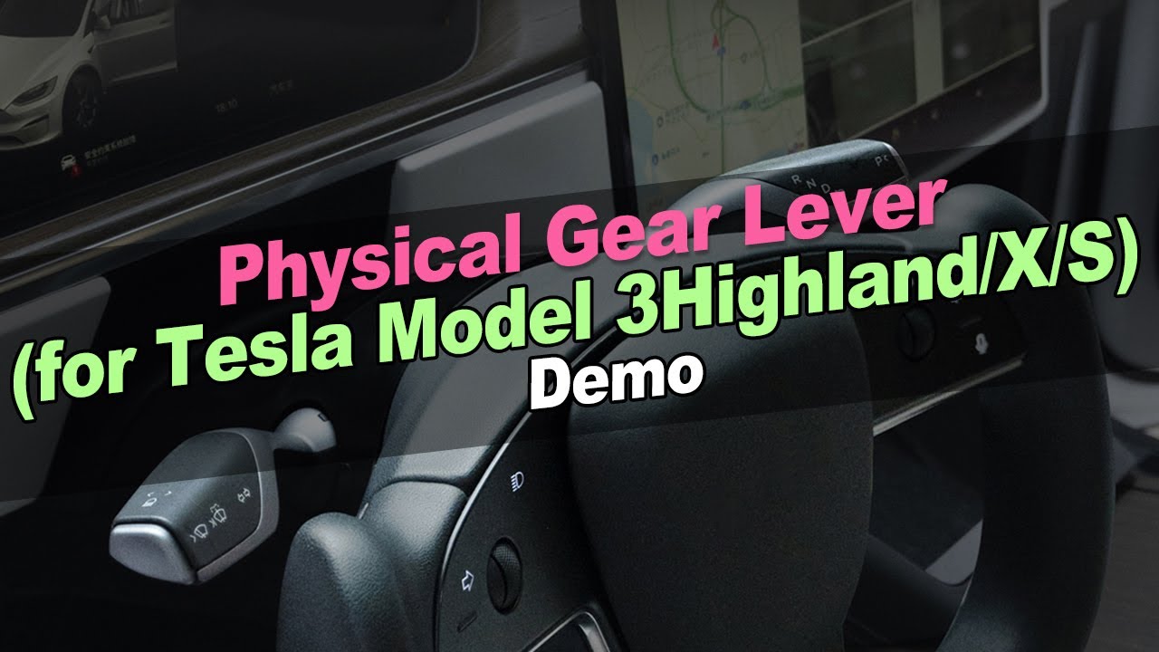For Tesla Model X S 3 Highland Gear Lever Kits Shifter Operating Lever ...