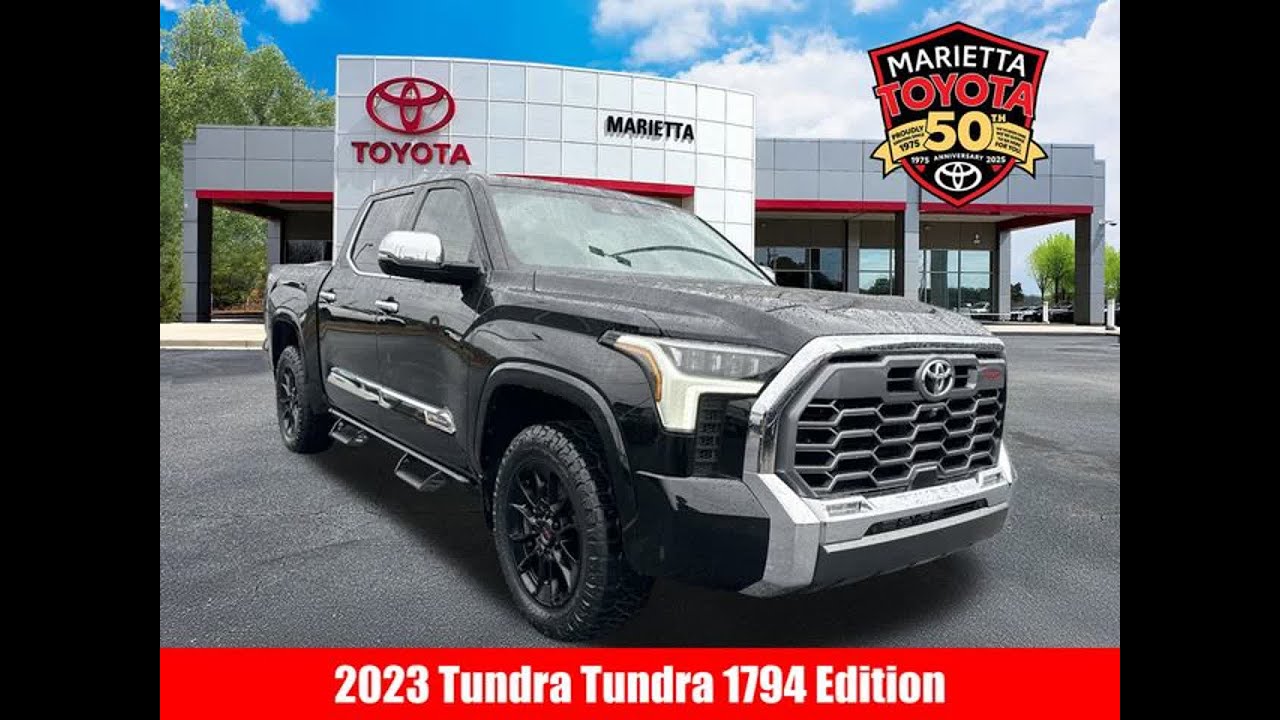 2023 Toyota Tundra 1794 GA Marietta, Smyrna, Kennesaw, Roswell, Sandy Springs - YouTube