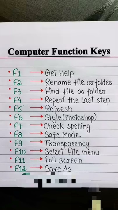 computer function key 🗝️🔐🍀💗🙏🍓🍂💯🙂 ️🙂🌽😌🥀#shortvideo #english # ...