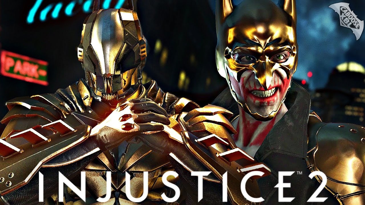 Injustice 2 Online - GOLD JOKER VS GOLD BATMAN! - YouTube