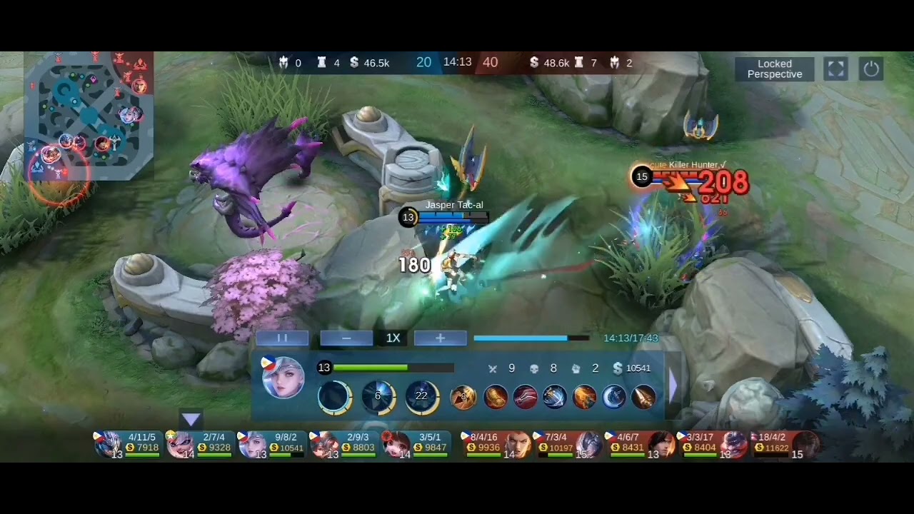 Miya & Johnson tandem highlights 🥰#mobilelegends #video2024 # ...