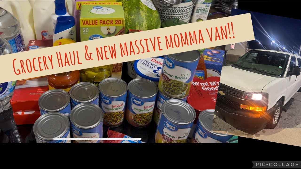 Weekly Grocery Haul & Massive NEW Momma Van!!! 🎉 - YouTube