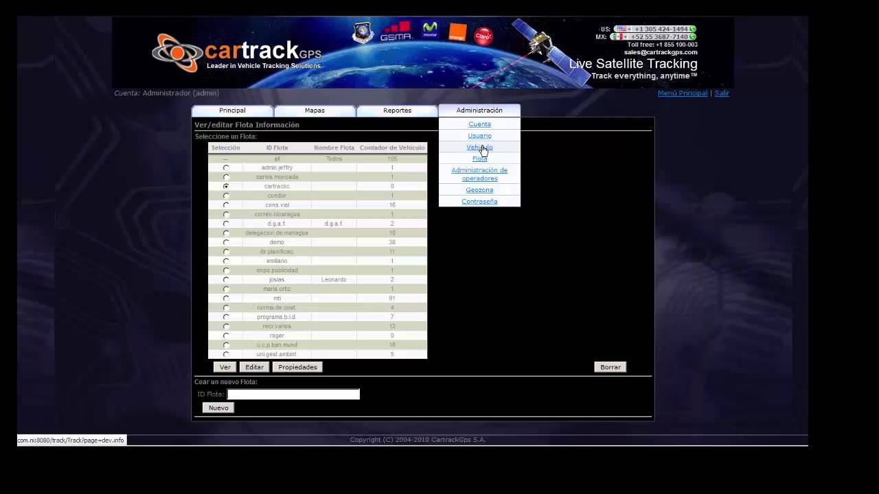 Car Track GPS Plataforma Web Introducción - YouTube