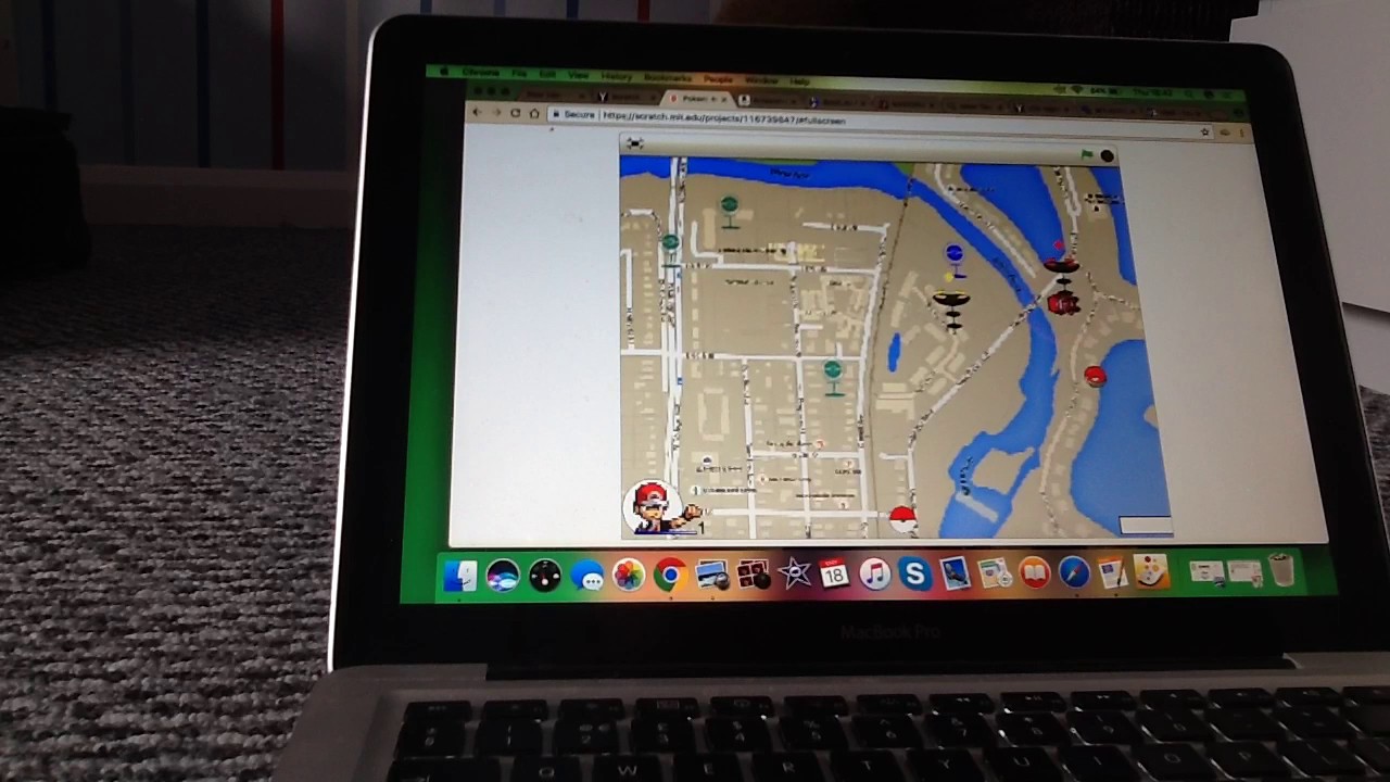 Pokemon go on scratch !!!!! - YouTube
