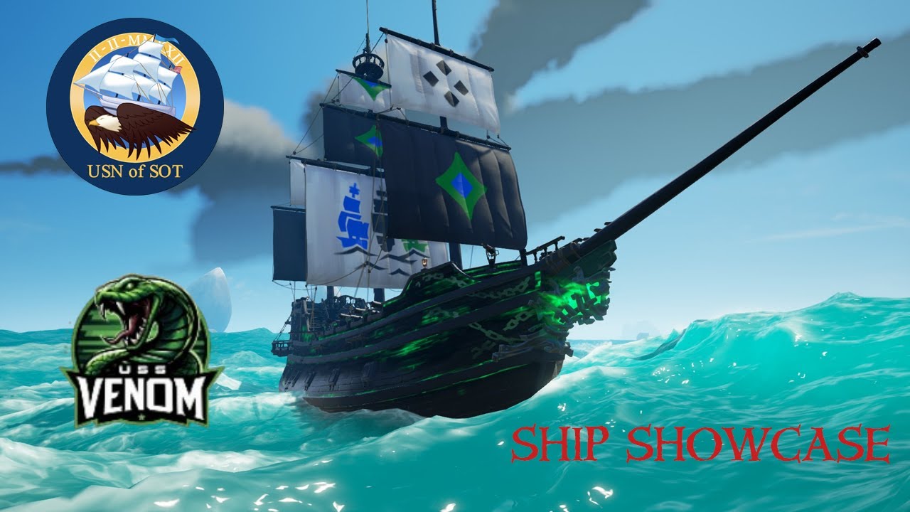 USS Venom – The Most Maneuverable Warship in Sea of Thieves! (SoT Ship ...